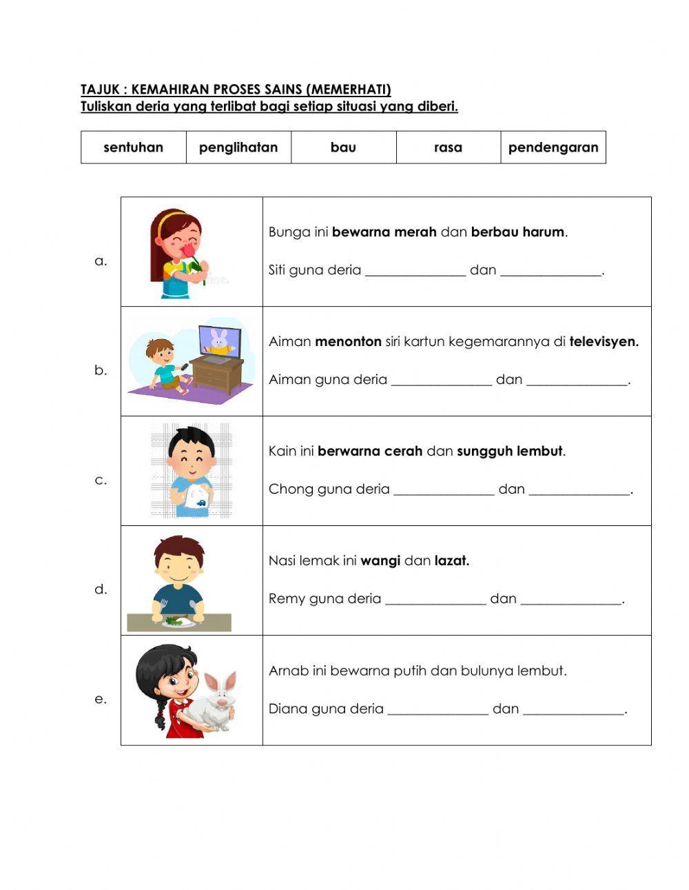 KPS Memerhati | Free Interactive Worksheets | 655831