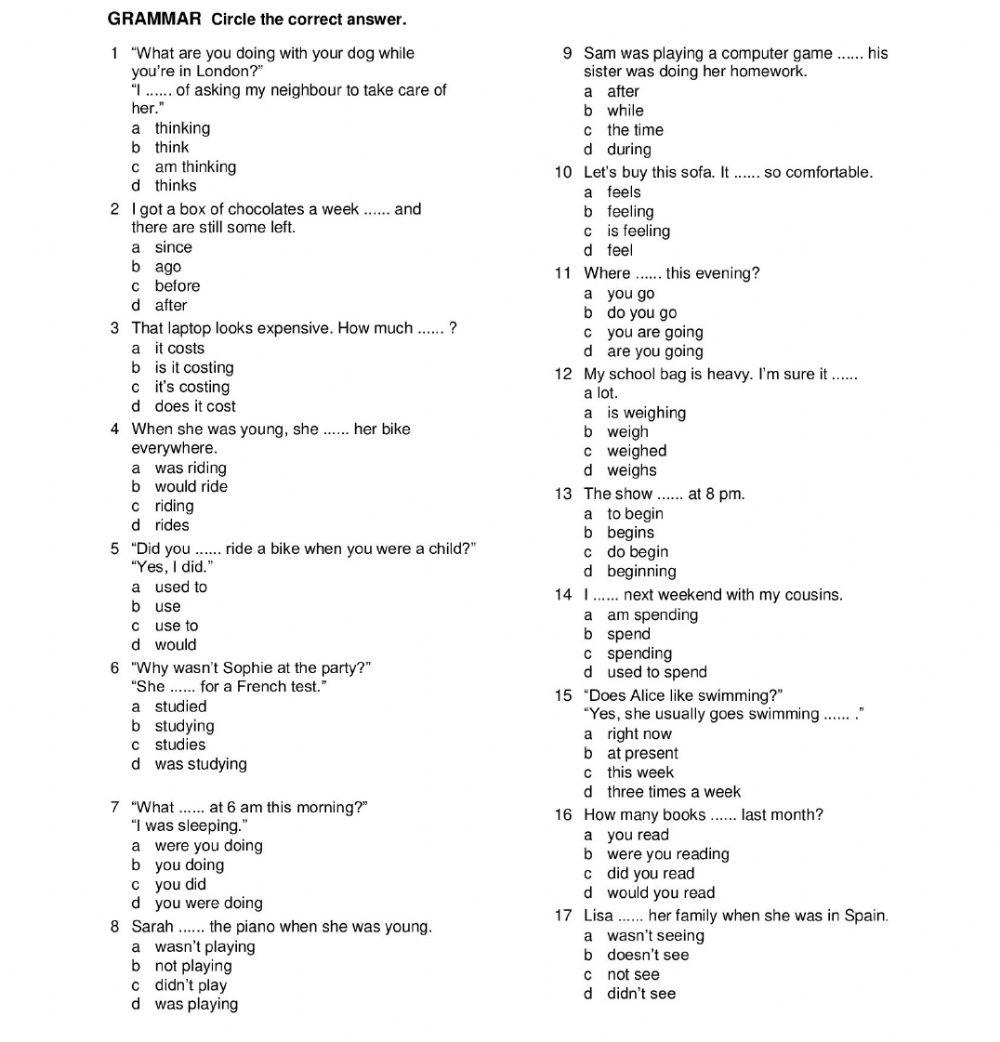 4638630 | B1 Grammar 1-2 | maggie_geo | LiveWorksheets