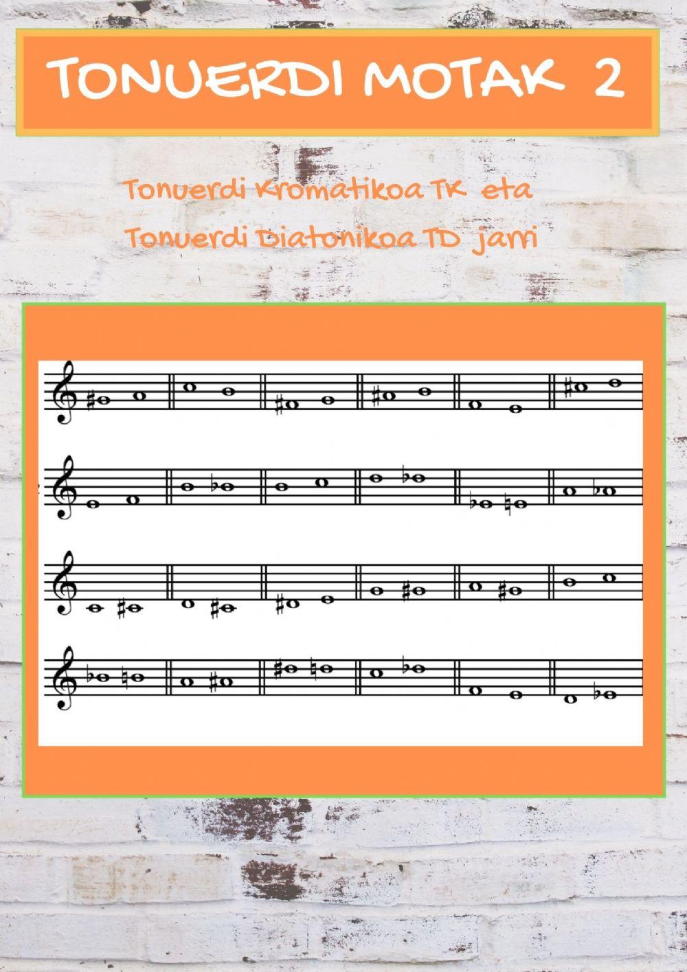 Tonuerdi motak 2 worksheet | Live Worksheets