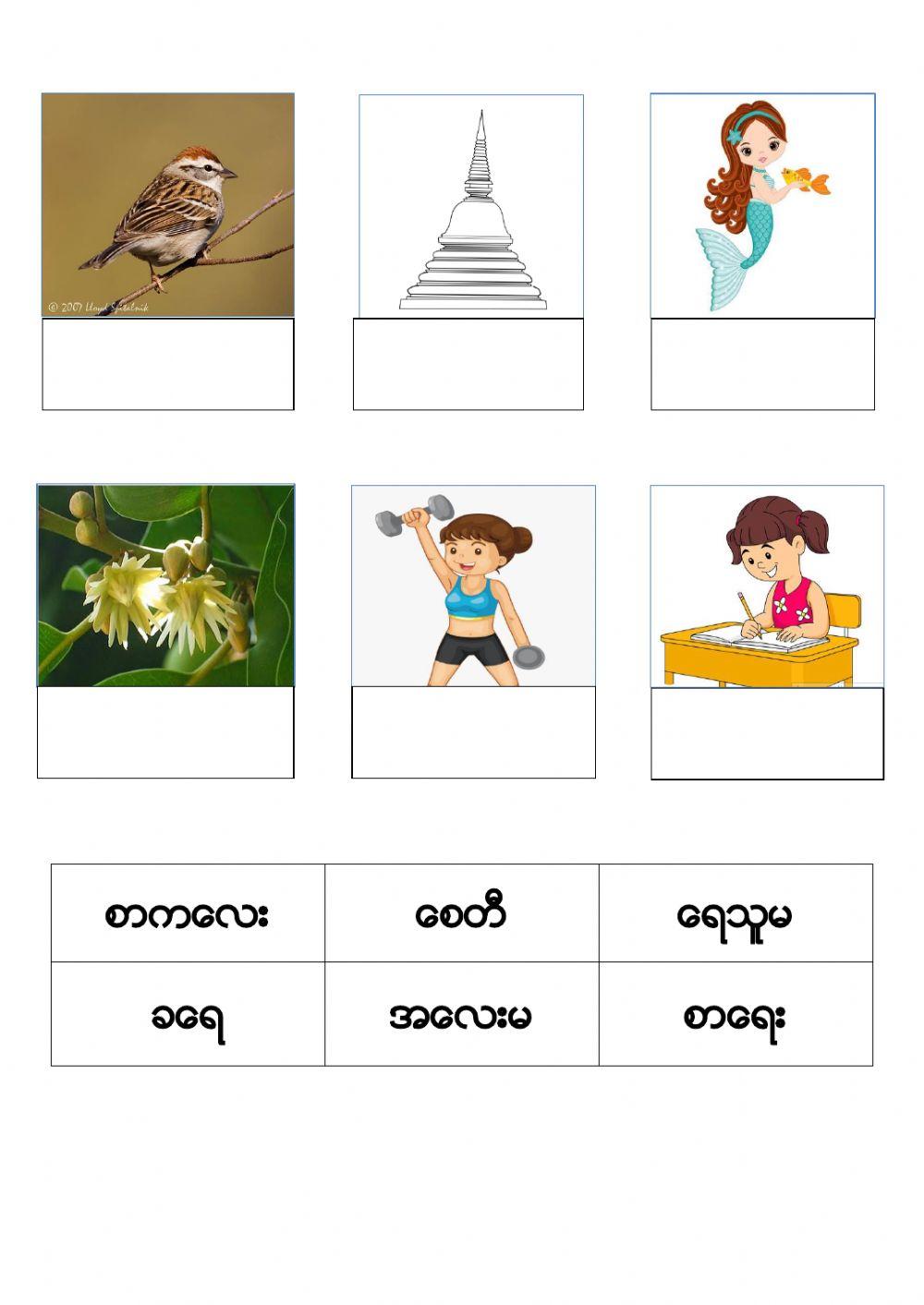 658602 | Myanmar | Yee Mon | LiveWorksheets