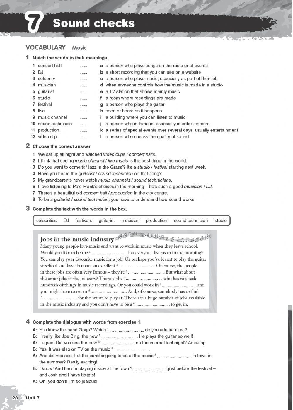 Music 9Prepare 4 WB) worksheet | Live Worksheets