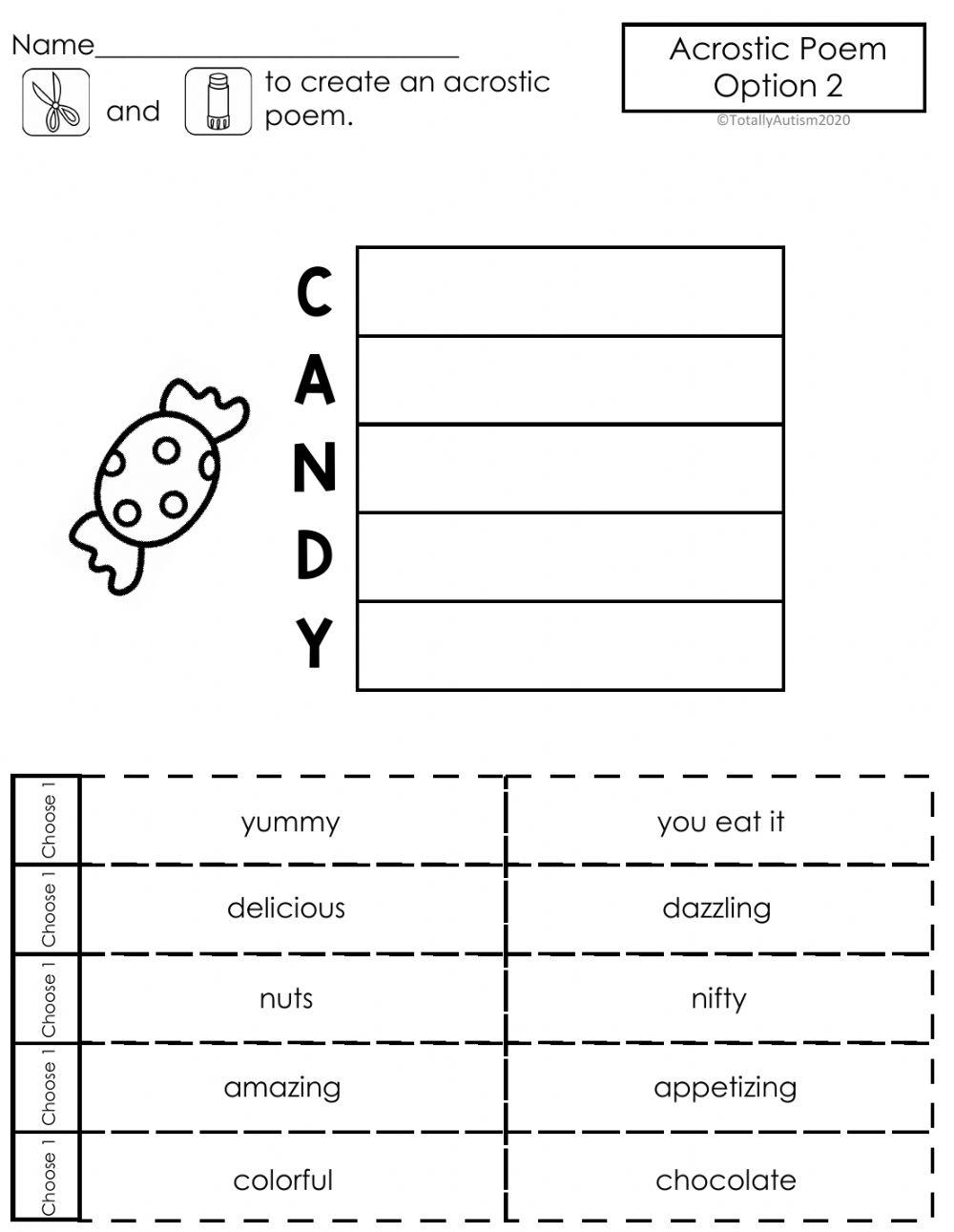6378465 | Acrostic Poems 1 | csilbe19 | LiveWorksheets