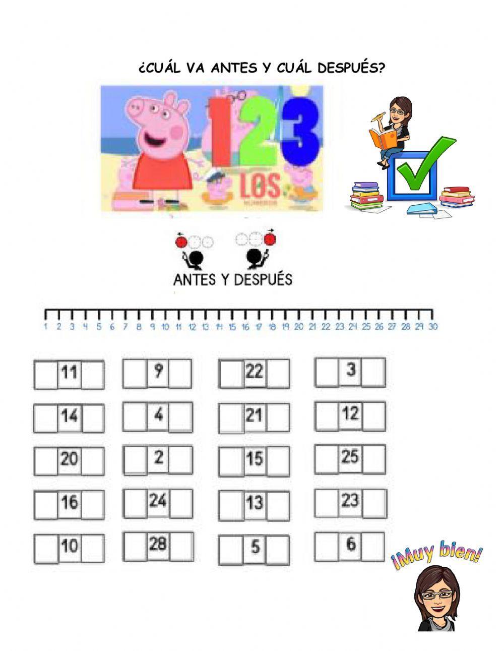 Antes y después interactive activity for Primero de primaria | Live ... Antes y después interactive activity for Primero de primaria | Live ...