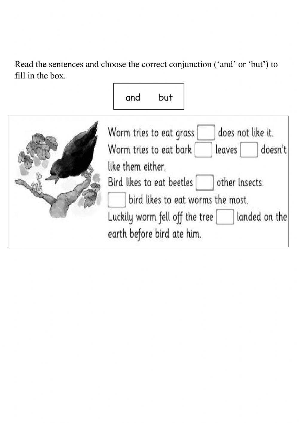 661507 | Conjunctions | naadhi | LiveWorksheets