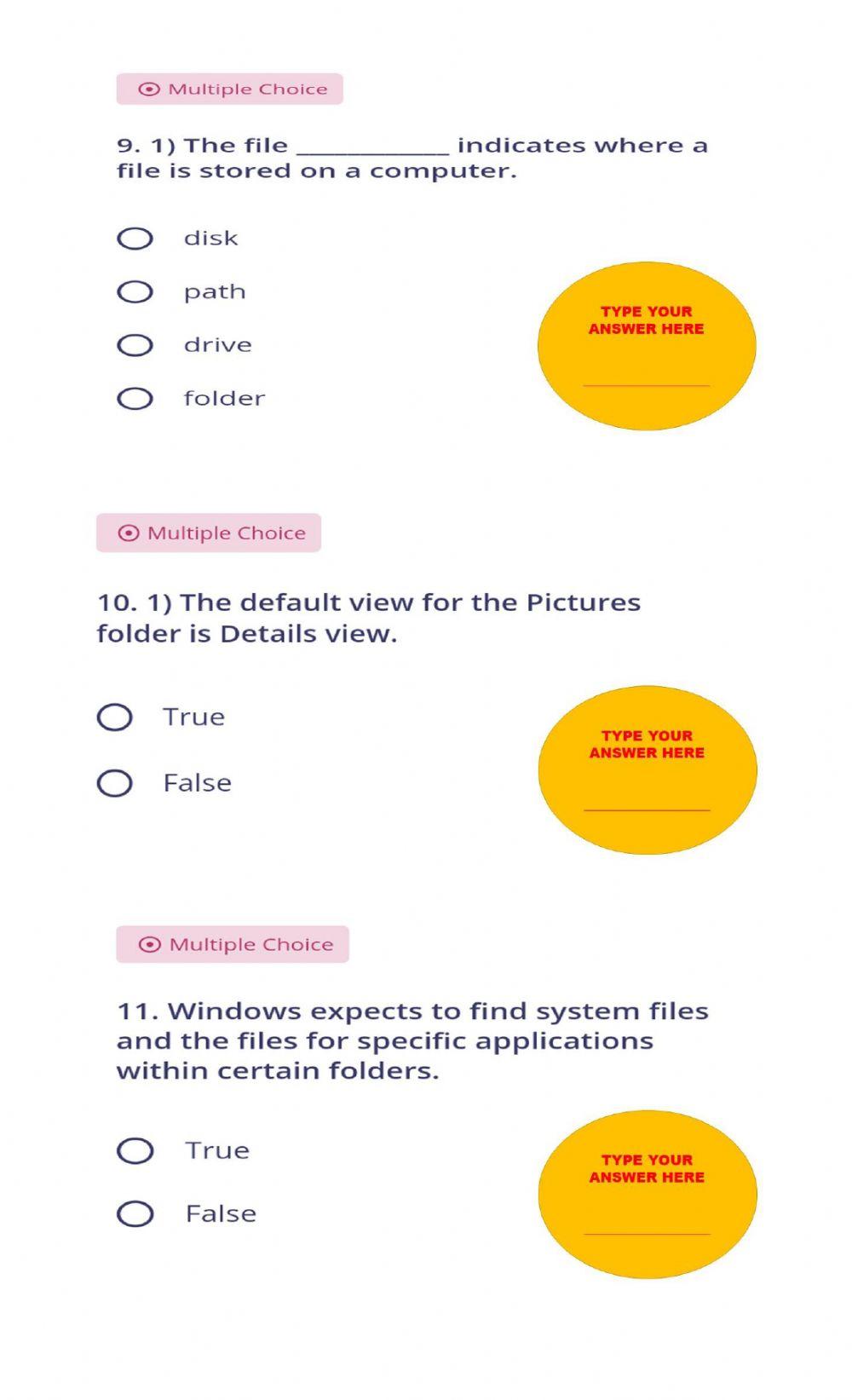 YR 10 FILE MANA… | Free Interactive Worksheets | 6379669