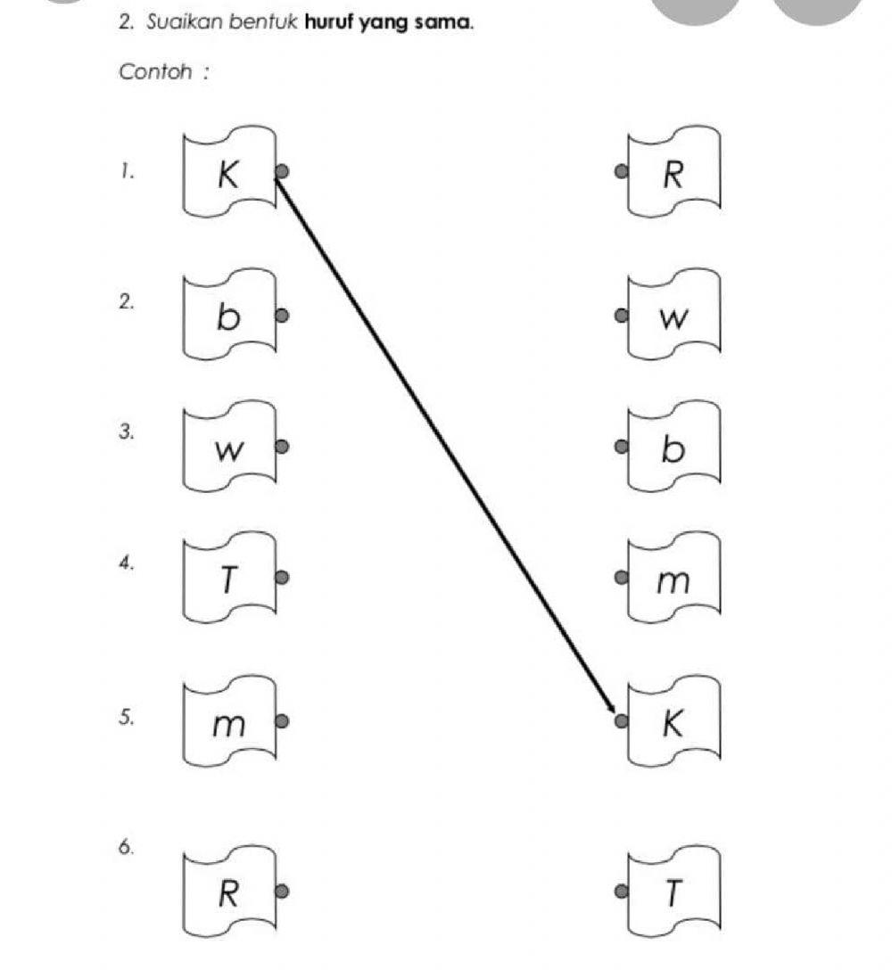 Suaikan worksheet for 1 | Live Worksheets