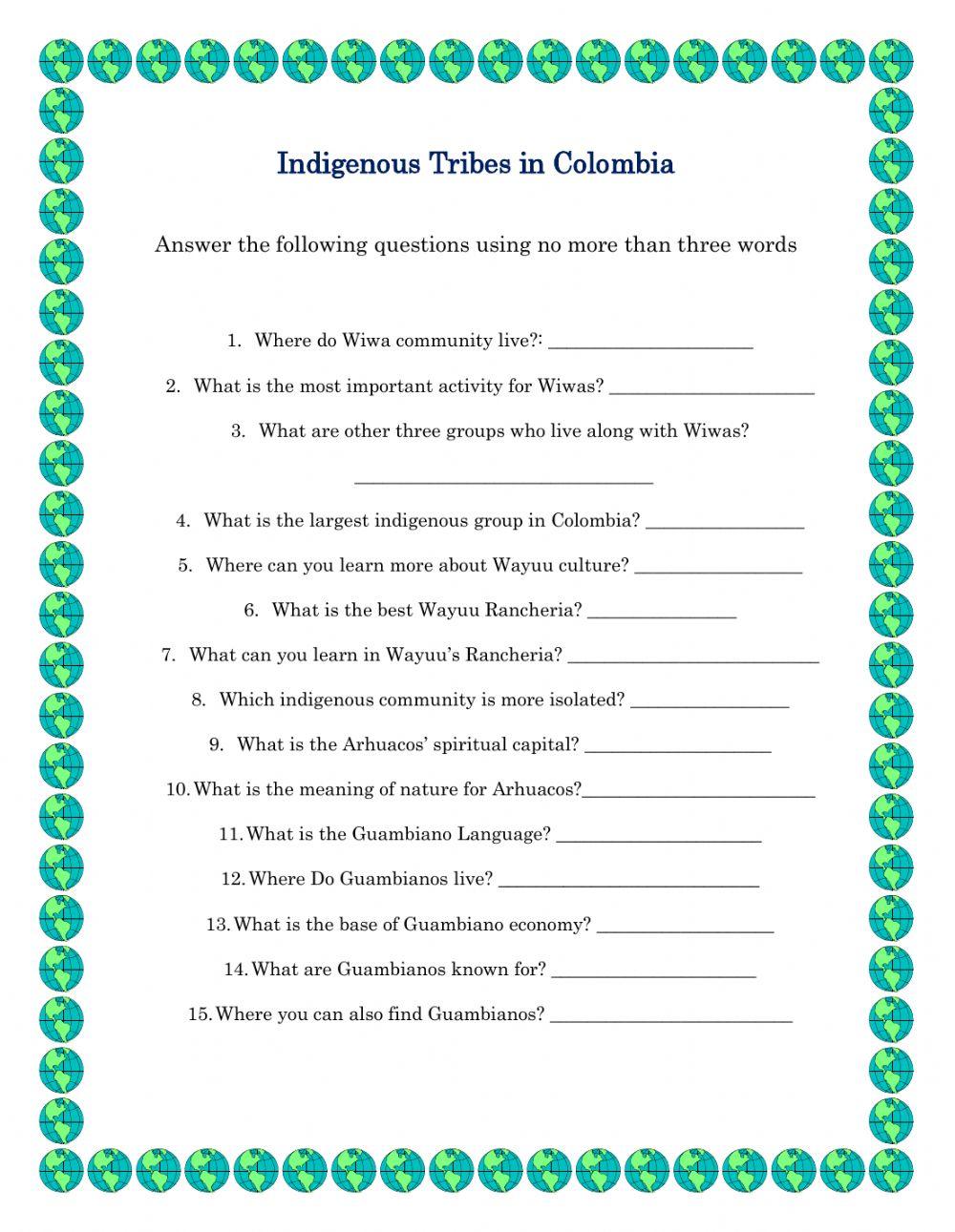 INDIGENOUS IN COLOMBIA 4646381 | Kelly Vanessa Arango B