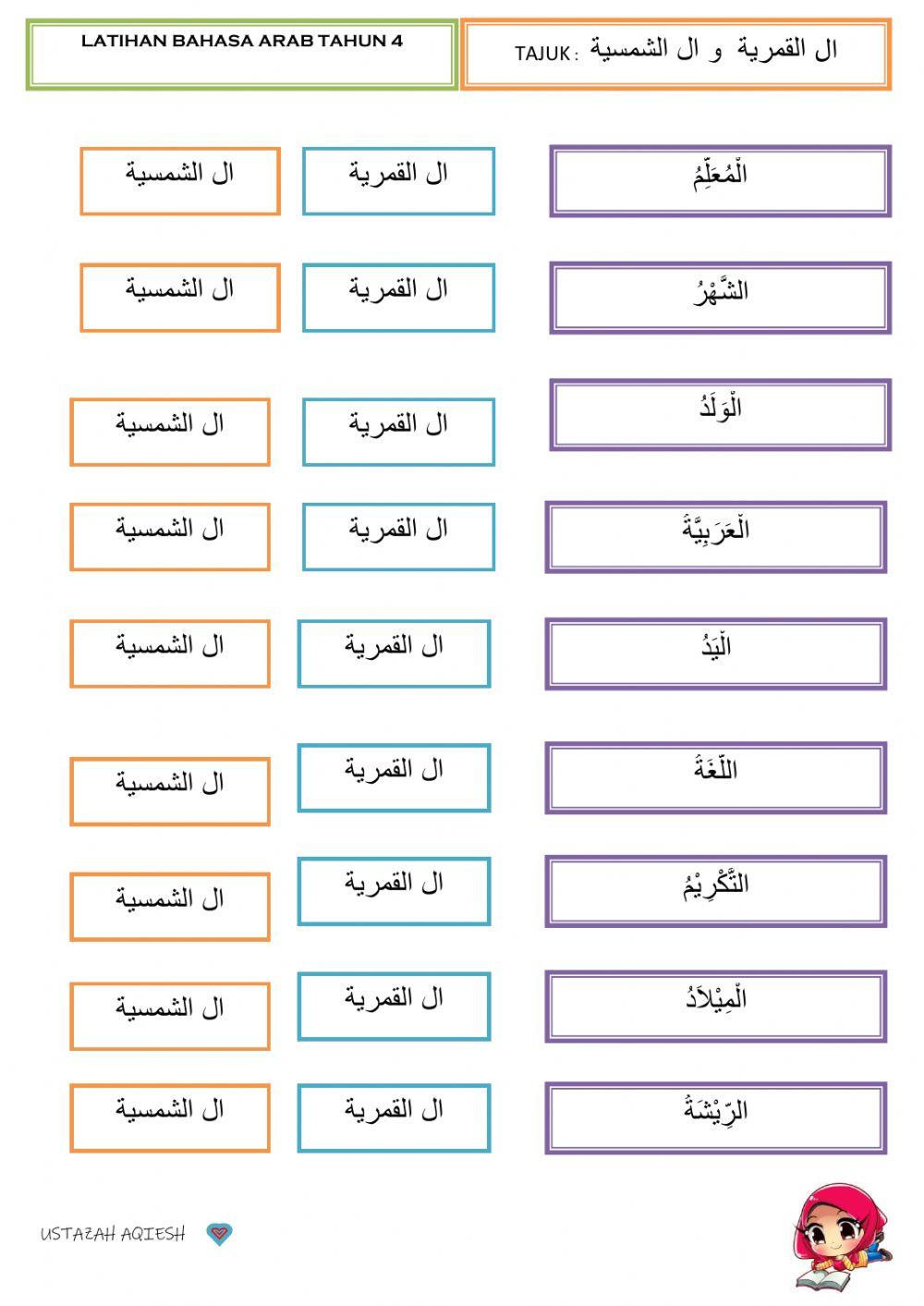 Latihan Bahasa Arab Tahun 5 Tajuk 3 2021 Latihan Baha - vrogue.co