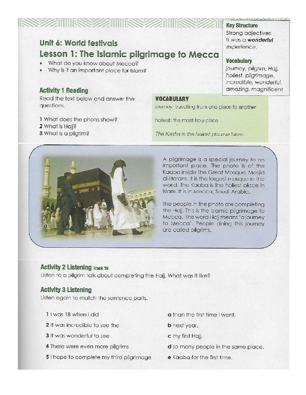 G8 Unit 6 Lesson 1 worksheet | Live Worksheets