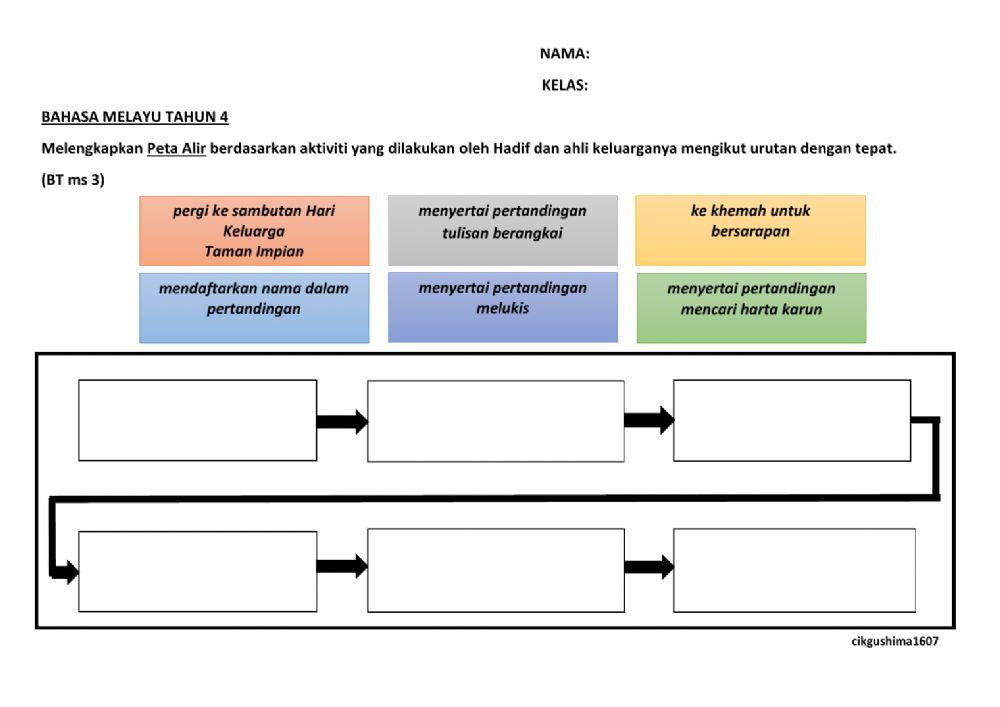 Melengkapkan pe… | Free Interactive Worksheets | 665650