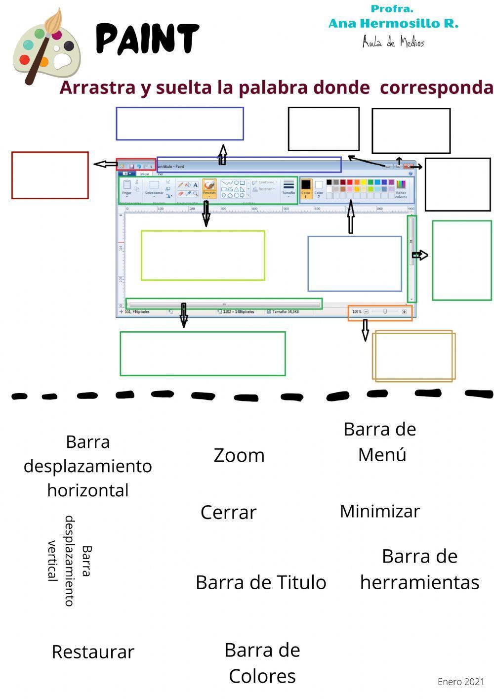 Paint y sus partes 664470 | ana laura hermosillo | Live