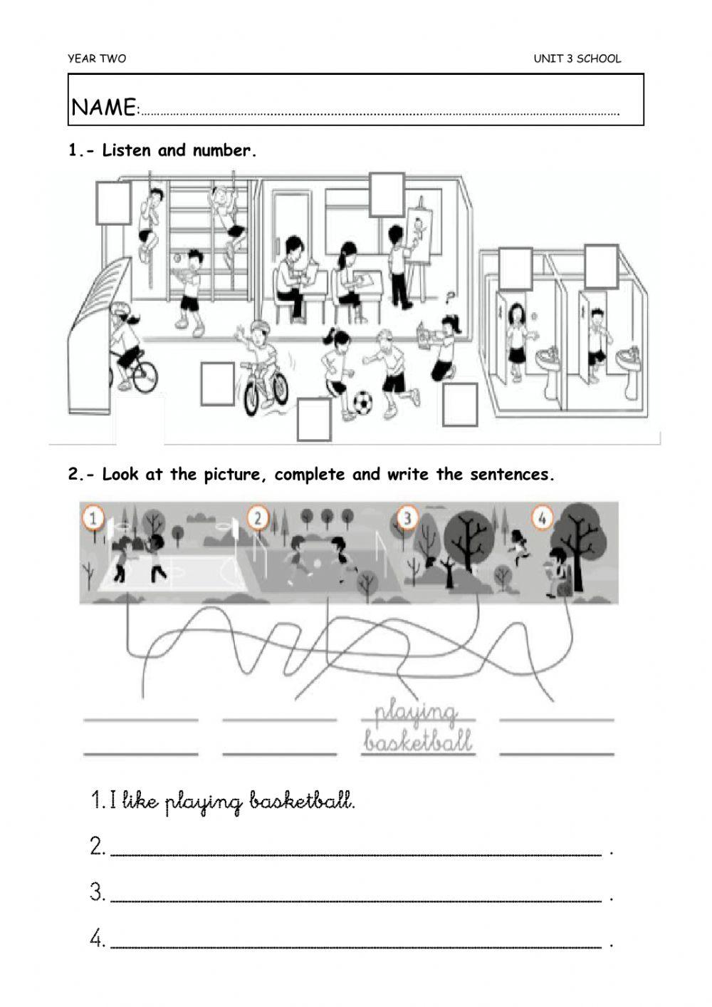 Review shool worksheet | Live Worksheets