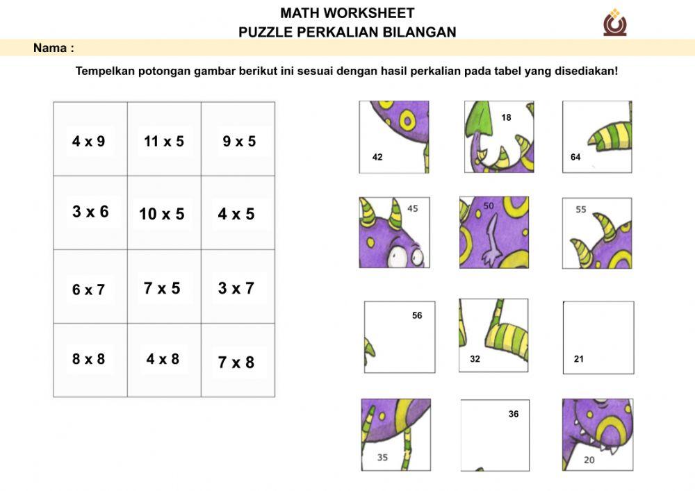 664669 | Puzzle Perkalian | Silmie Yashifa Eldhyawati