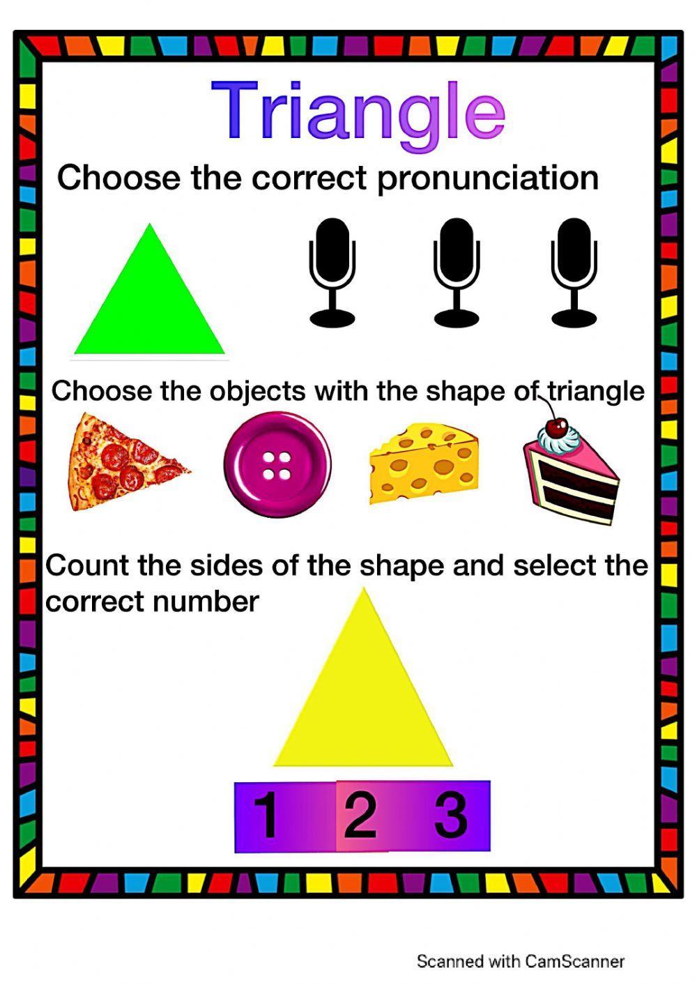 Triangular Shaped Objects