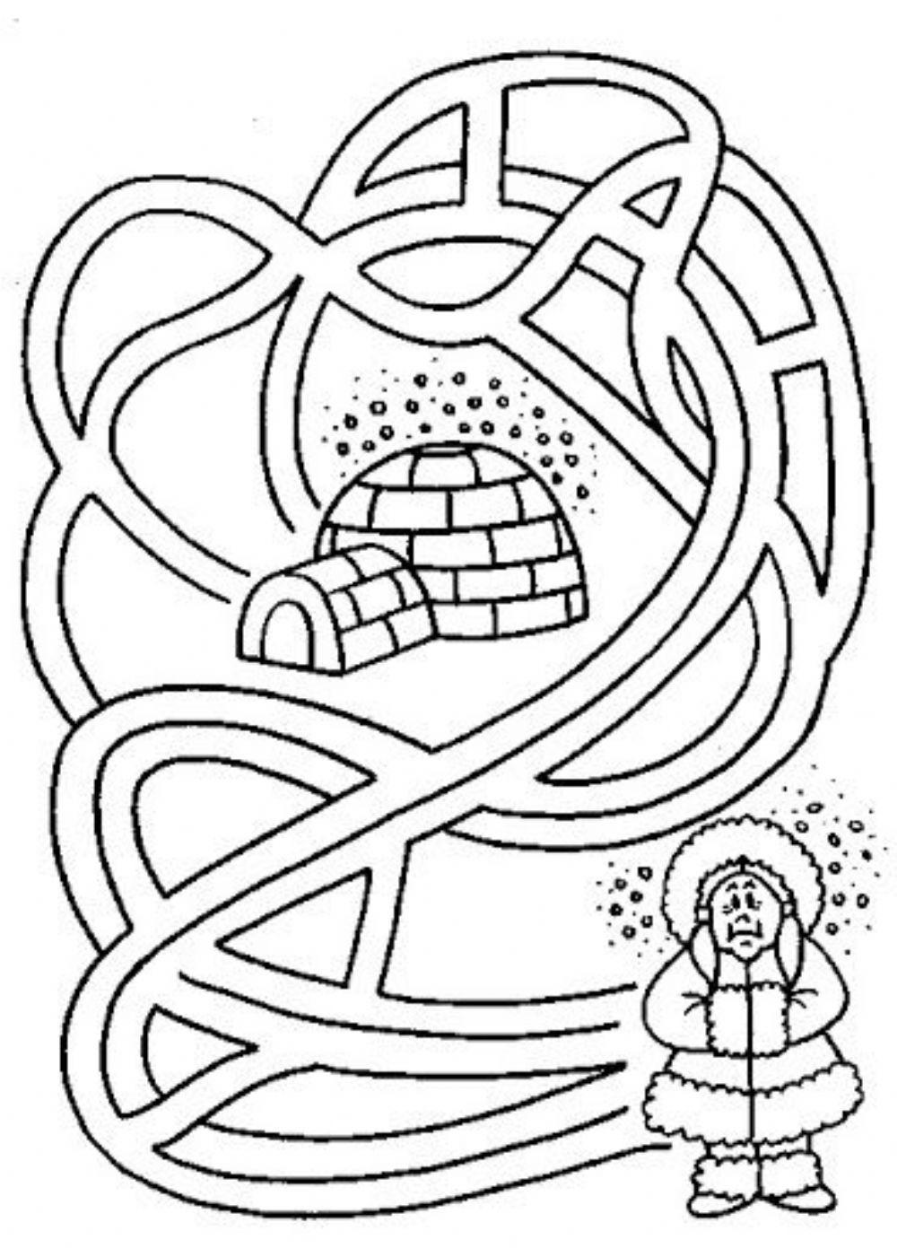 Labirint Eschimos worksheet | Live Worksheets