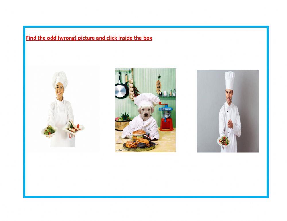 find the odd picture interactive worksheet | Live Worksheets