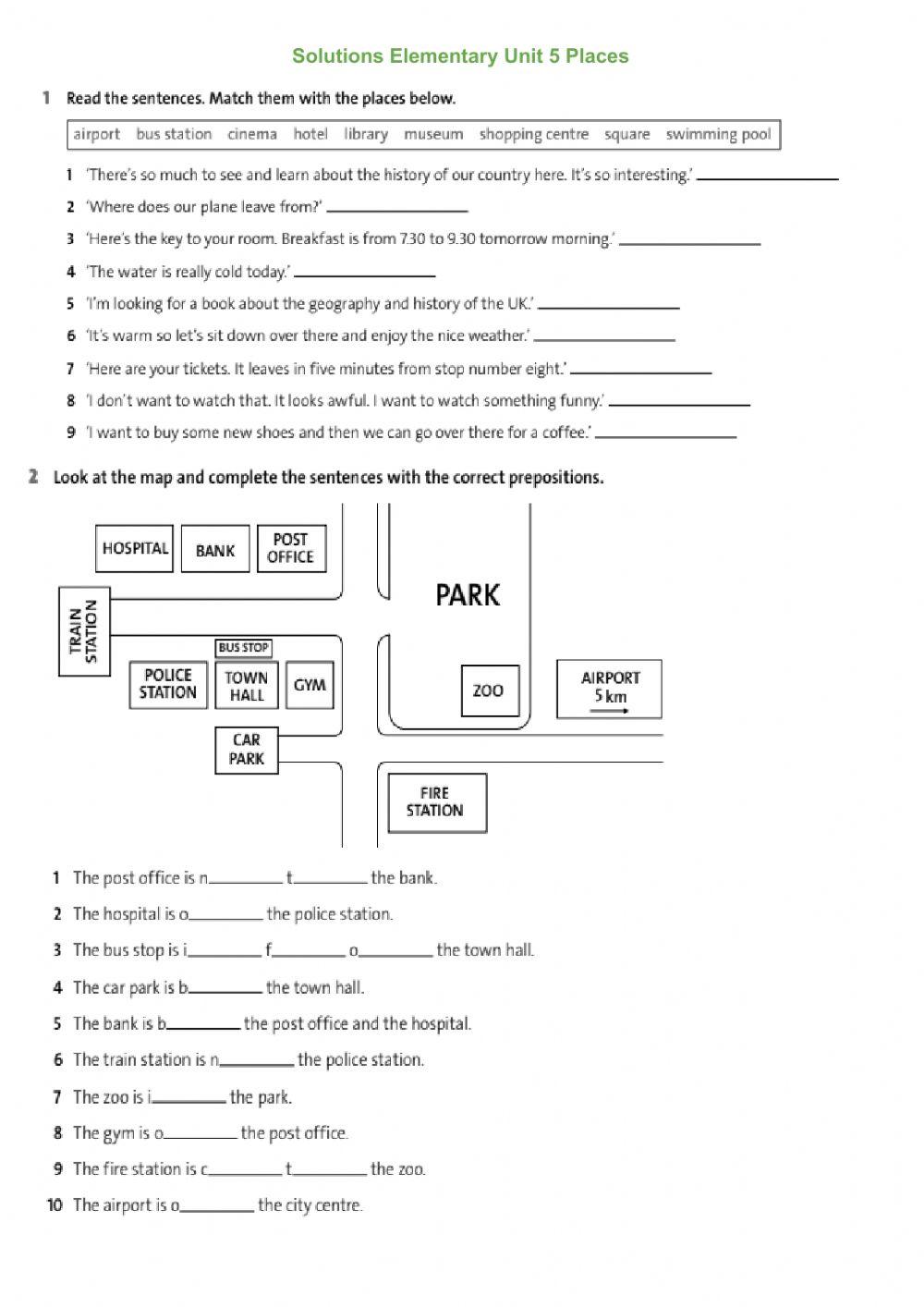 Solutions Eleme… | Free Interactive Worksheets | 666239