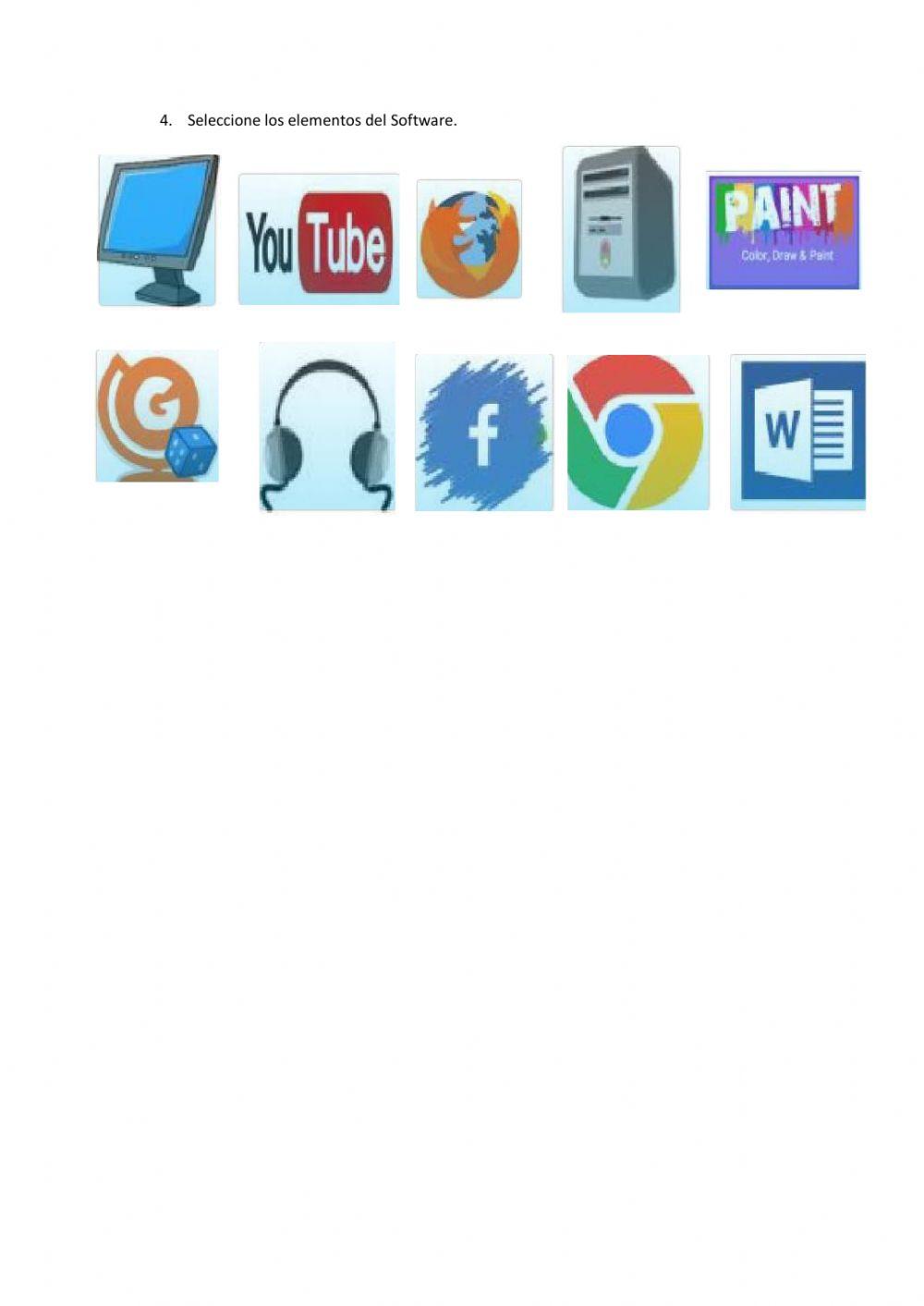 EVALUACION DE COMPUTACION worksheet | Live Worksheets