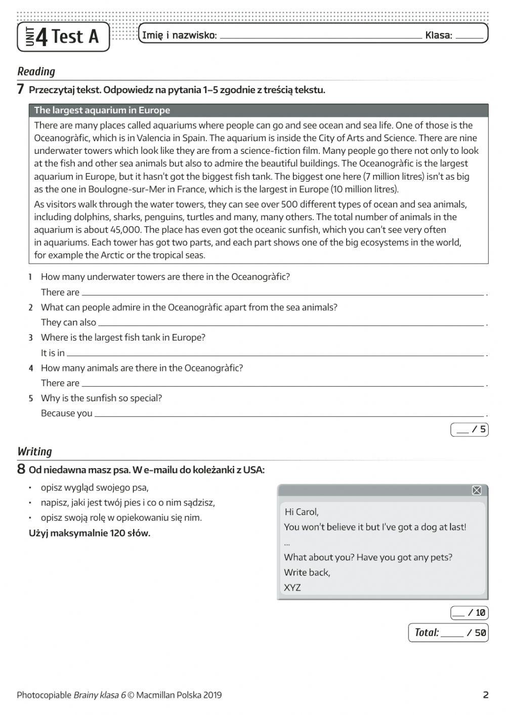 Brainy 6 unit 4 | Free Interactive Worksheets | 6383403