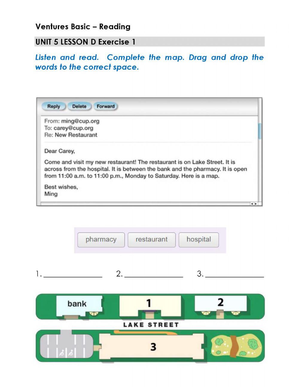 Come and Visit! worksheet | Live Worksheets