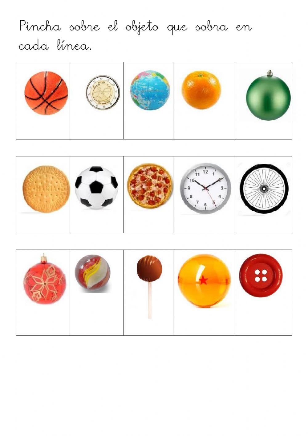 Esfera-circulo | Free Interactive Worksheets | 667593