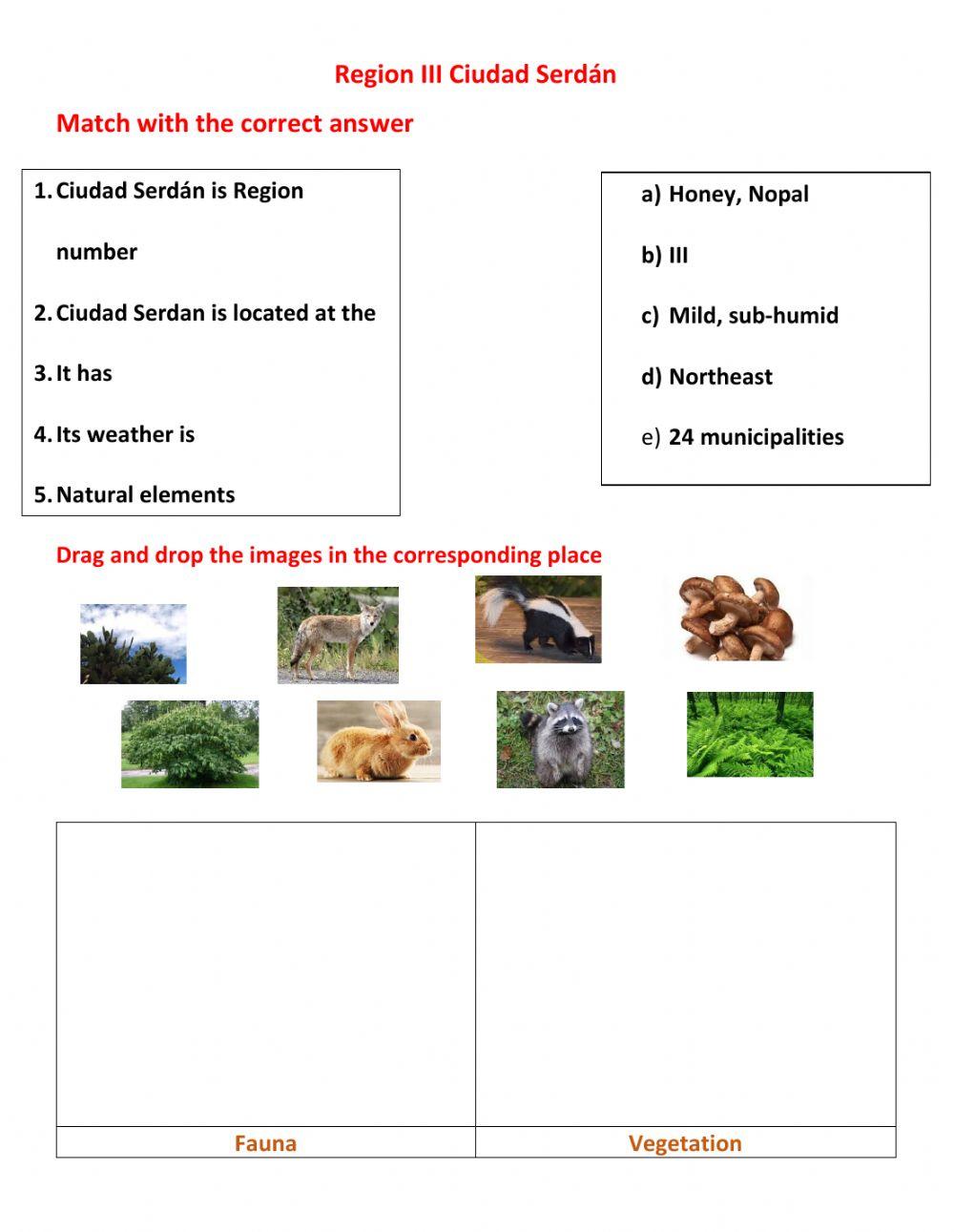 Region III worksheet | Live Worksheets