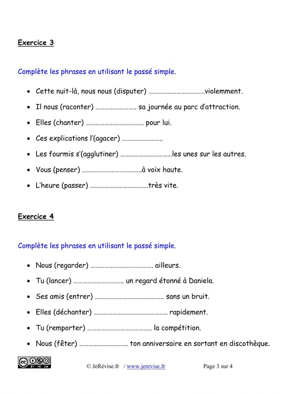 passé simple 1er groupe 4654724 | Christelle Nsufeu