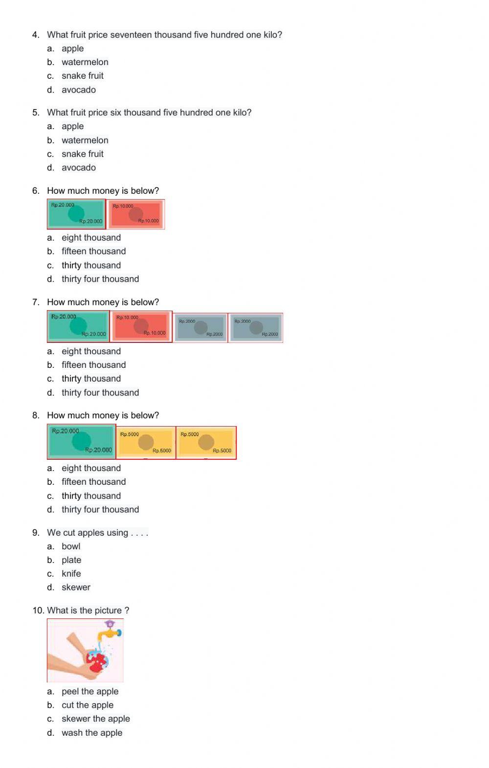 Ph english lesson 4 worksheet | Live Worksheets