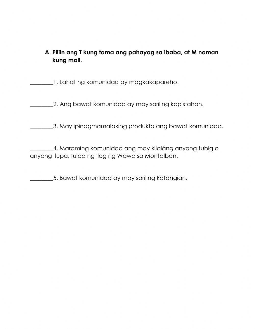 6384487 | Mga Katangian ng Sariling Komunidad | irmabongo