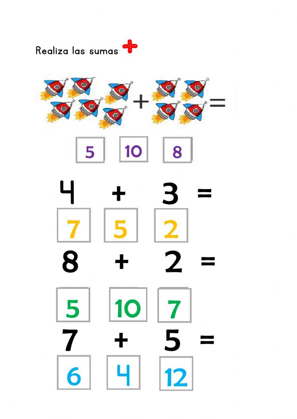 Ficha Sumas Y Restas Interactive Worksheet | Porn Sex Picture