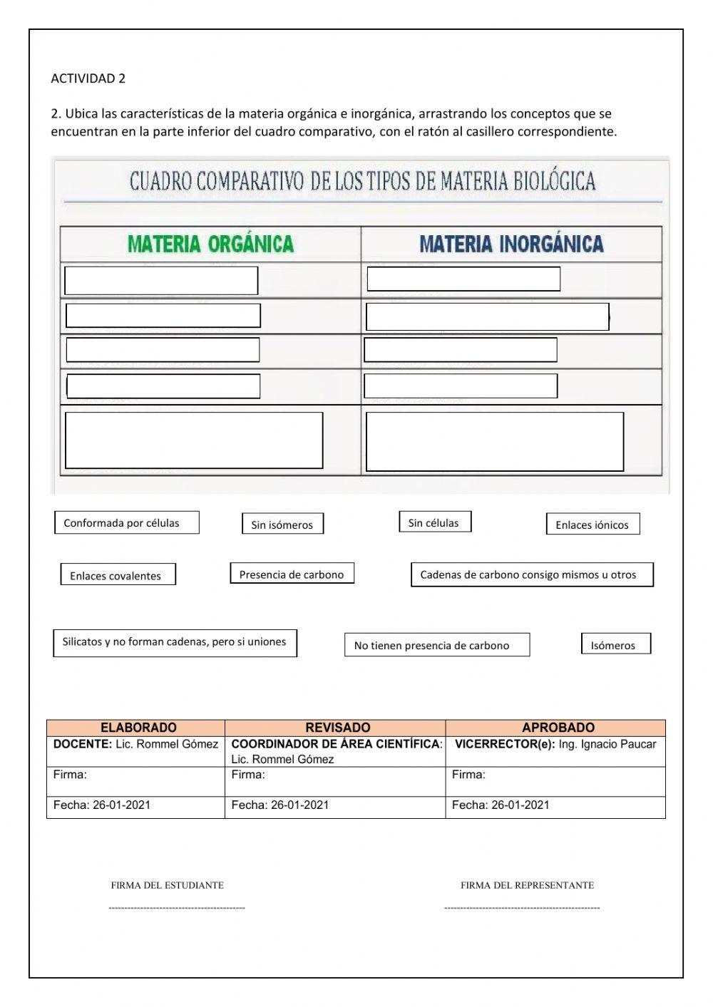 669538 | Materia orgánica e inorgánica | rommelgomez