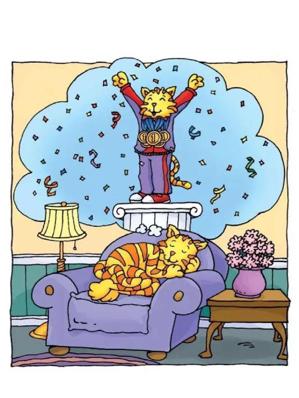 Go cat go story worksheet | Live Worksheets