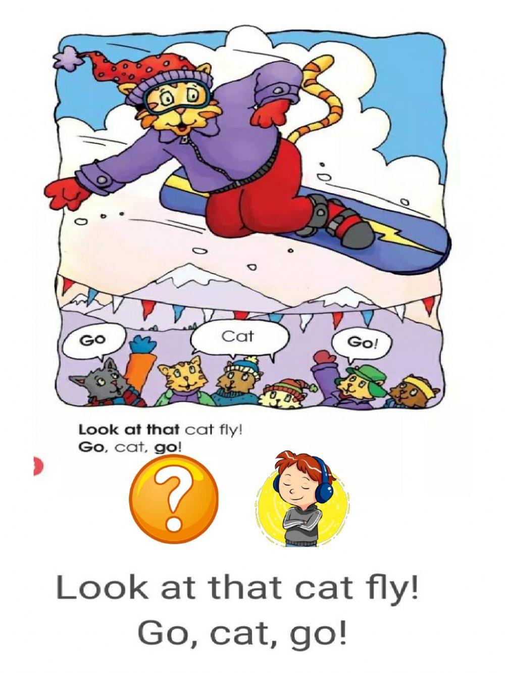 Go cat go story | dodosharaf | Live Worksheets