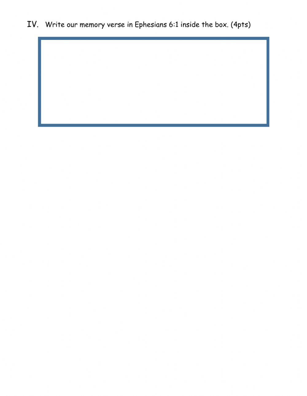 Esp-cl (primary) - lesson 4: being disobedient -quiz worksheet | Live ...