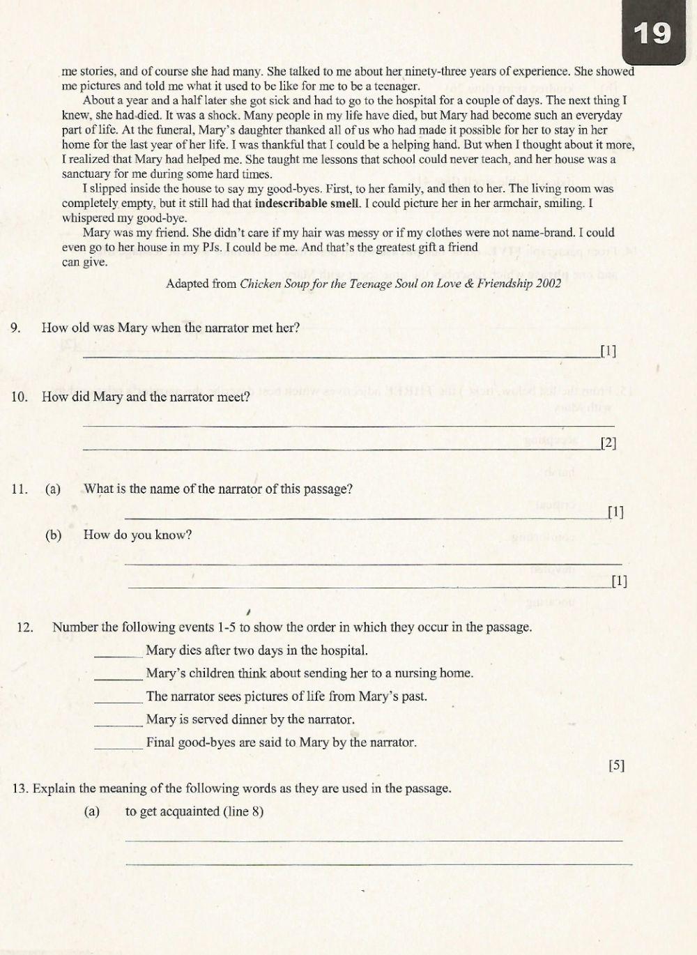 2008 BJC English Paper 3 6386563 | Olivia Rolle | Live