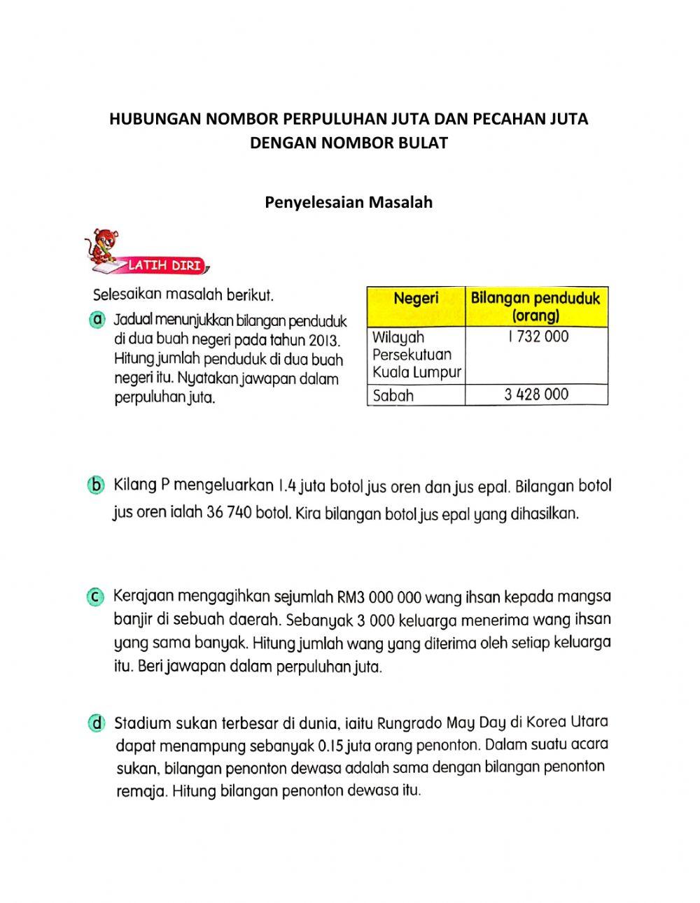 Hubungan nilai diantara Pecahan,Perpuluhan dan Peratus