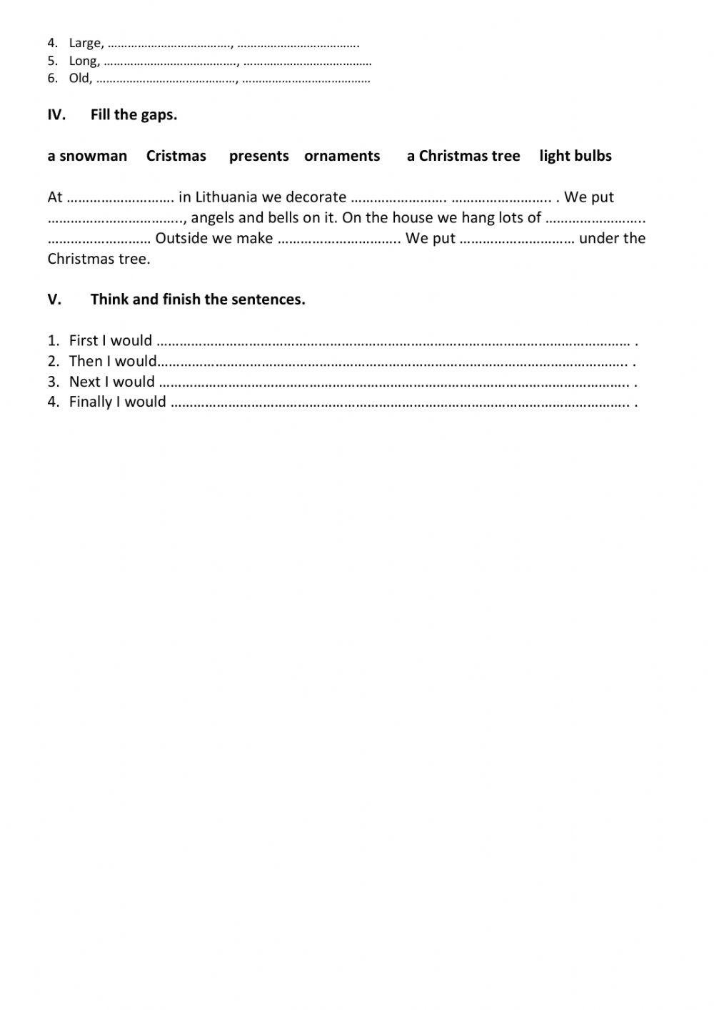 Skills test exercise | Live Worksheets