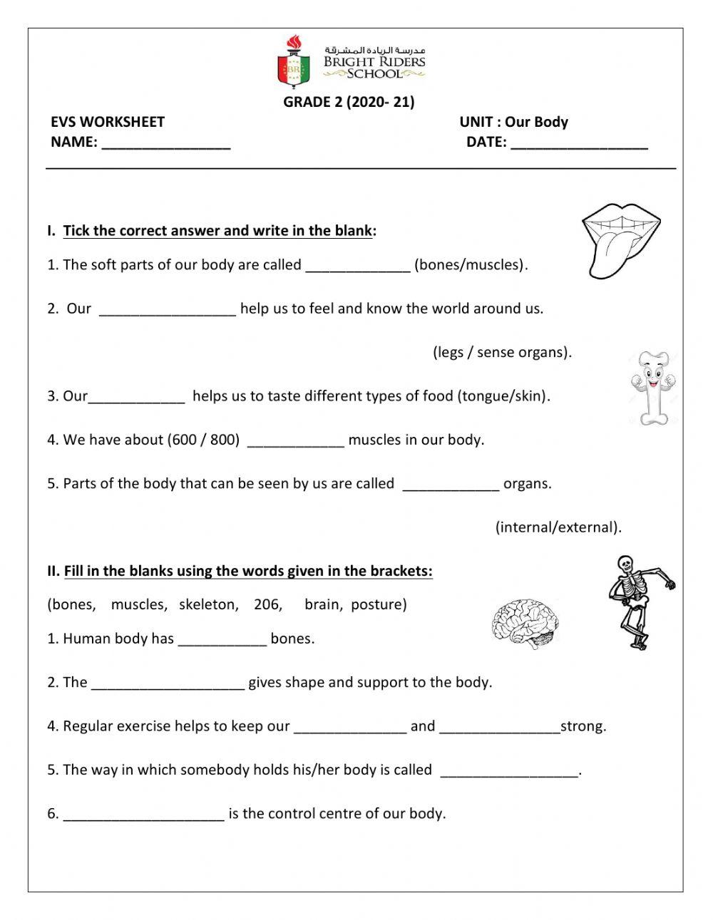 Abs worksheet | Live Worksheets