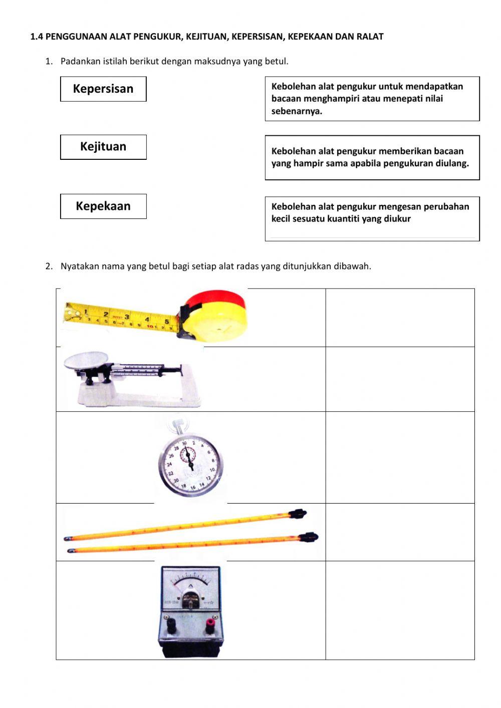 1.4 Penggunaan … | Free Interactive Worksheets | 672576