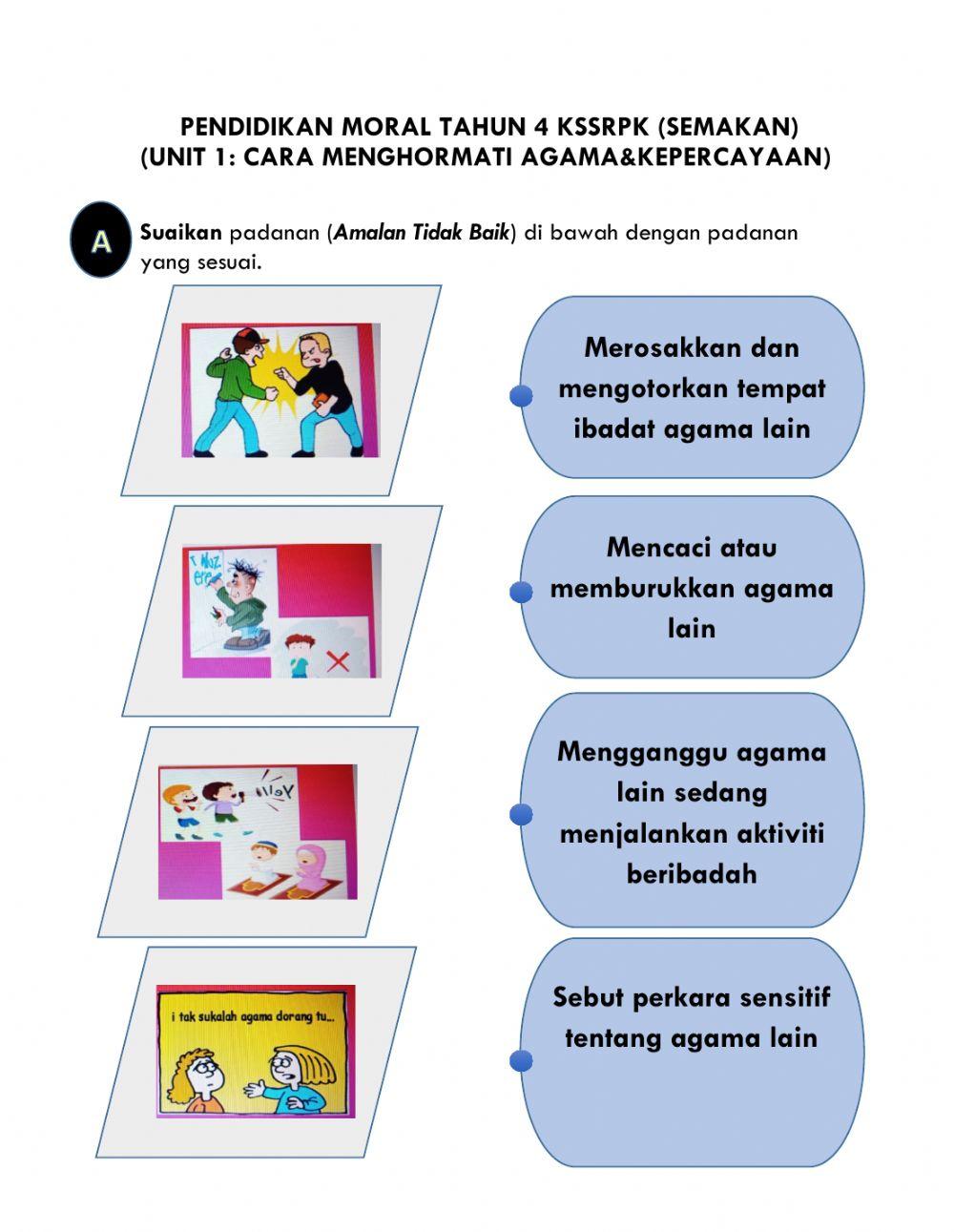 Pendidikan mora… | Free Interactive Worksheets | 672782