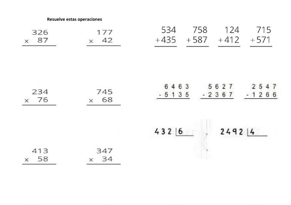 Operaciones variadas | Irene_Alquezar | Live