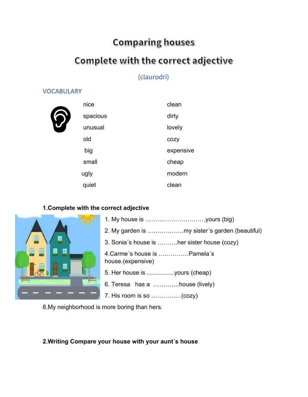 673820 | Houses | clauroses | LiveWorksheets