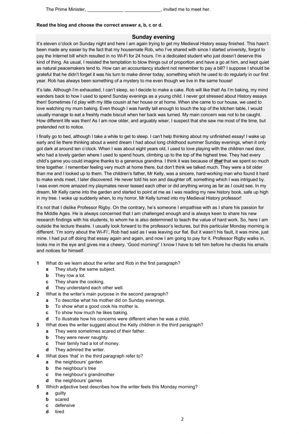 HN4 Test 3 online exercise for | Live Worksheets