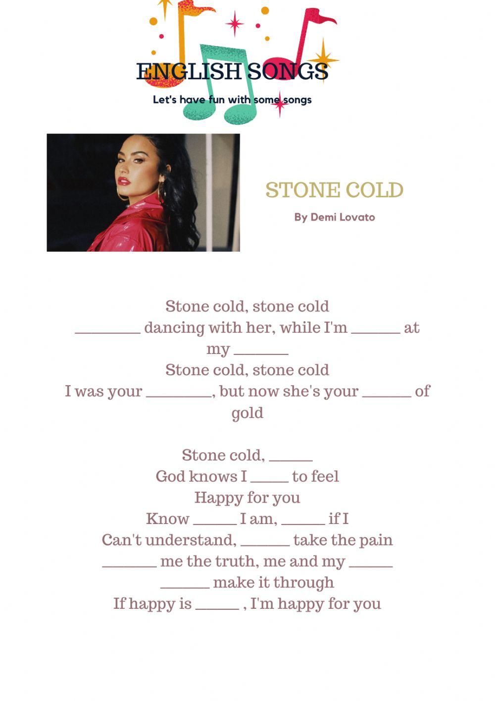 Stone Cold 675134 | Zaira | Live Worksheets