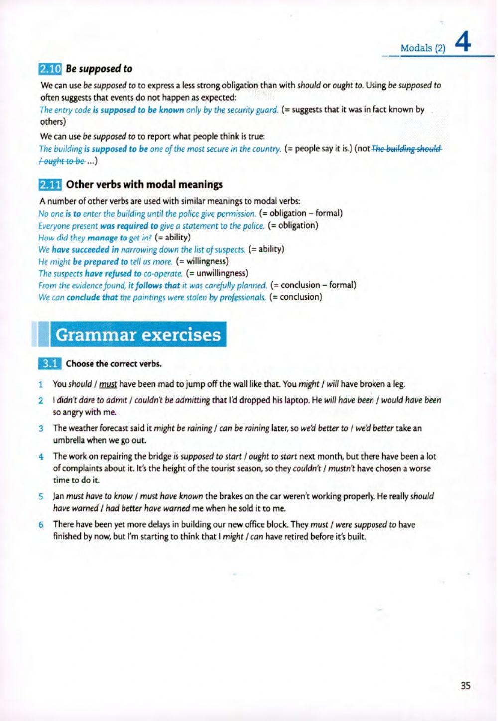 modal verbs for B2 online exercise for | Live Worksheets
