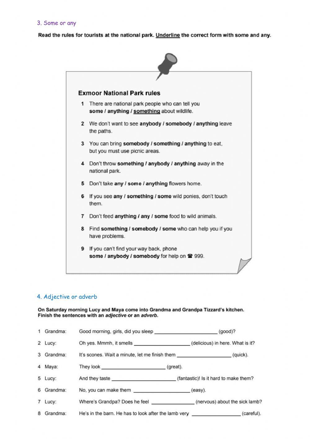 Grammar Revision Year 6 online exercise for | Live Worksheets