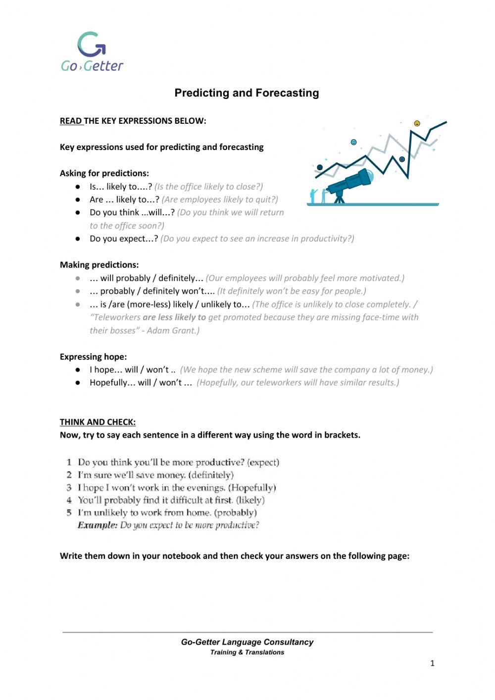 Business Communication Worksheets Pdf