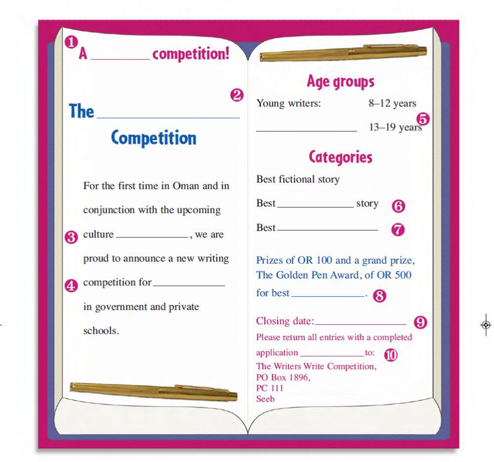 612858 | Writing grade 9 | salmassk | LiveWorksheets