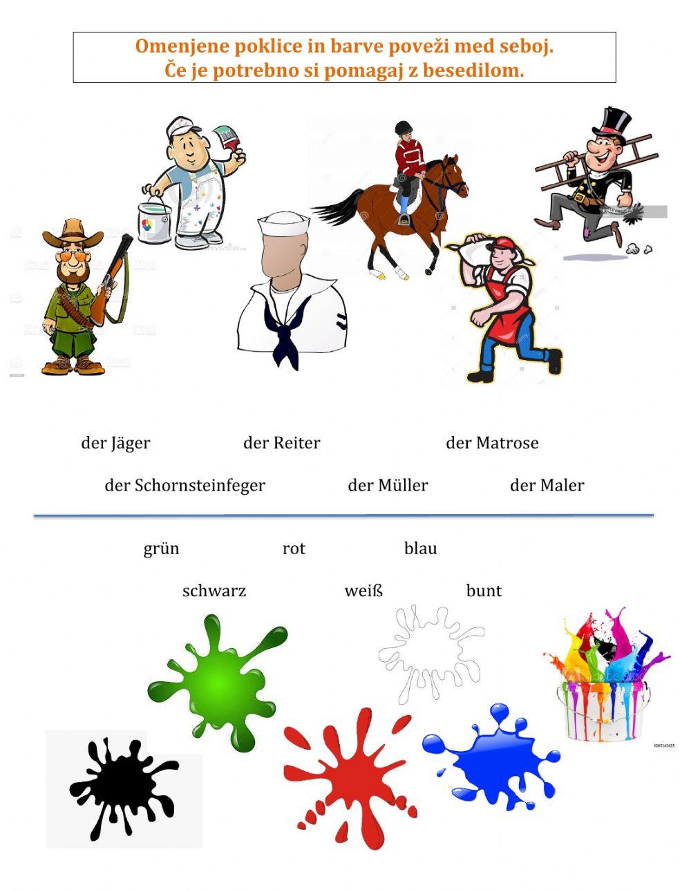 Farben online pdf activity | Live Worksheets