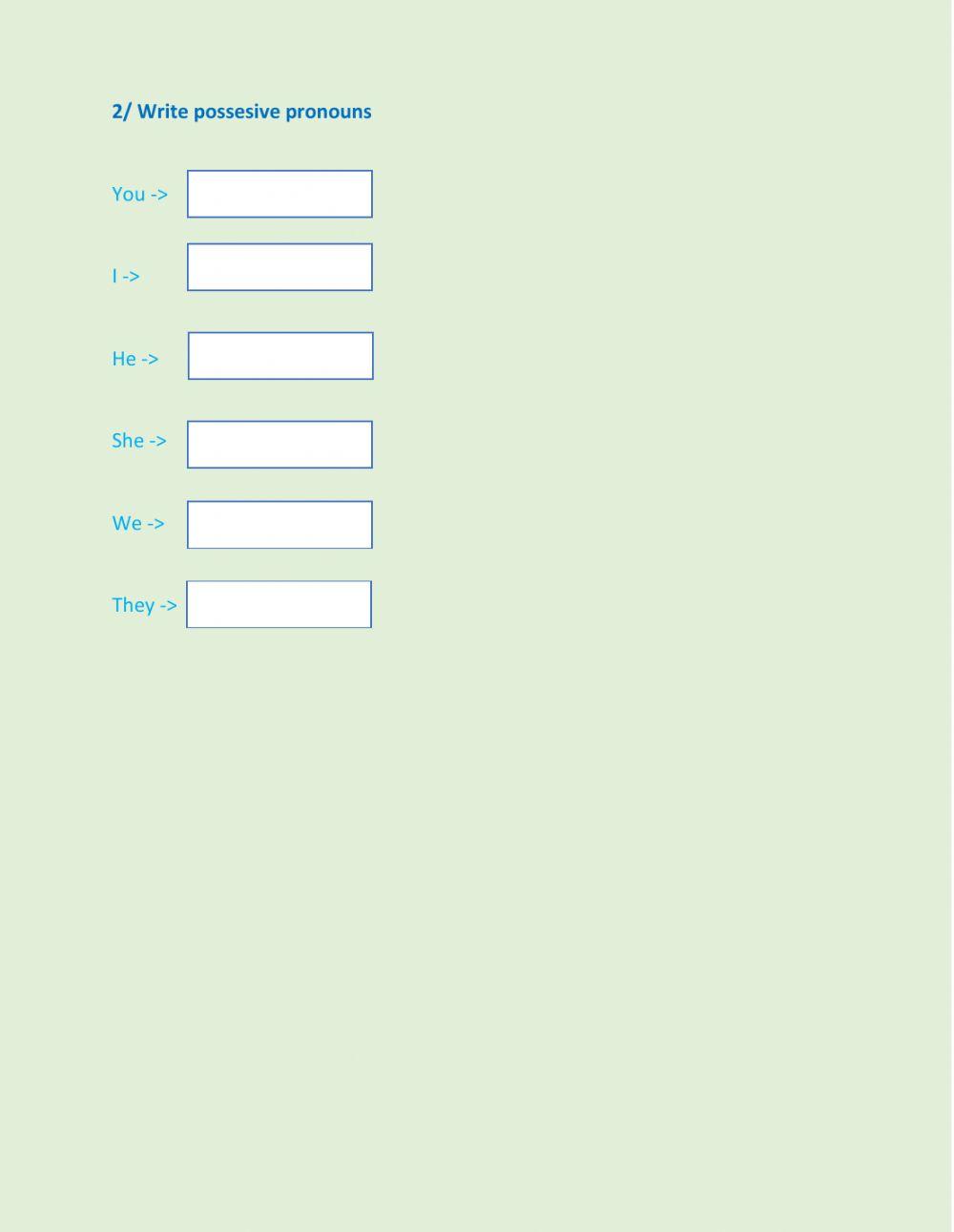 Level 4 - Unit 4c: Whose... worksheet | Live Worksheets